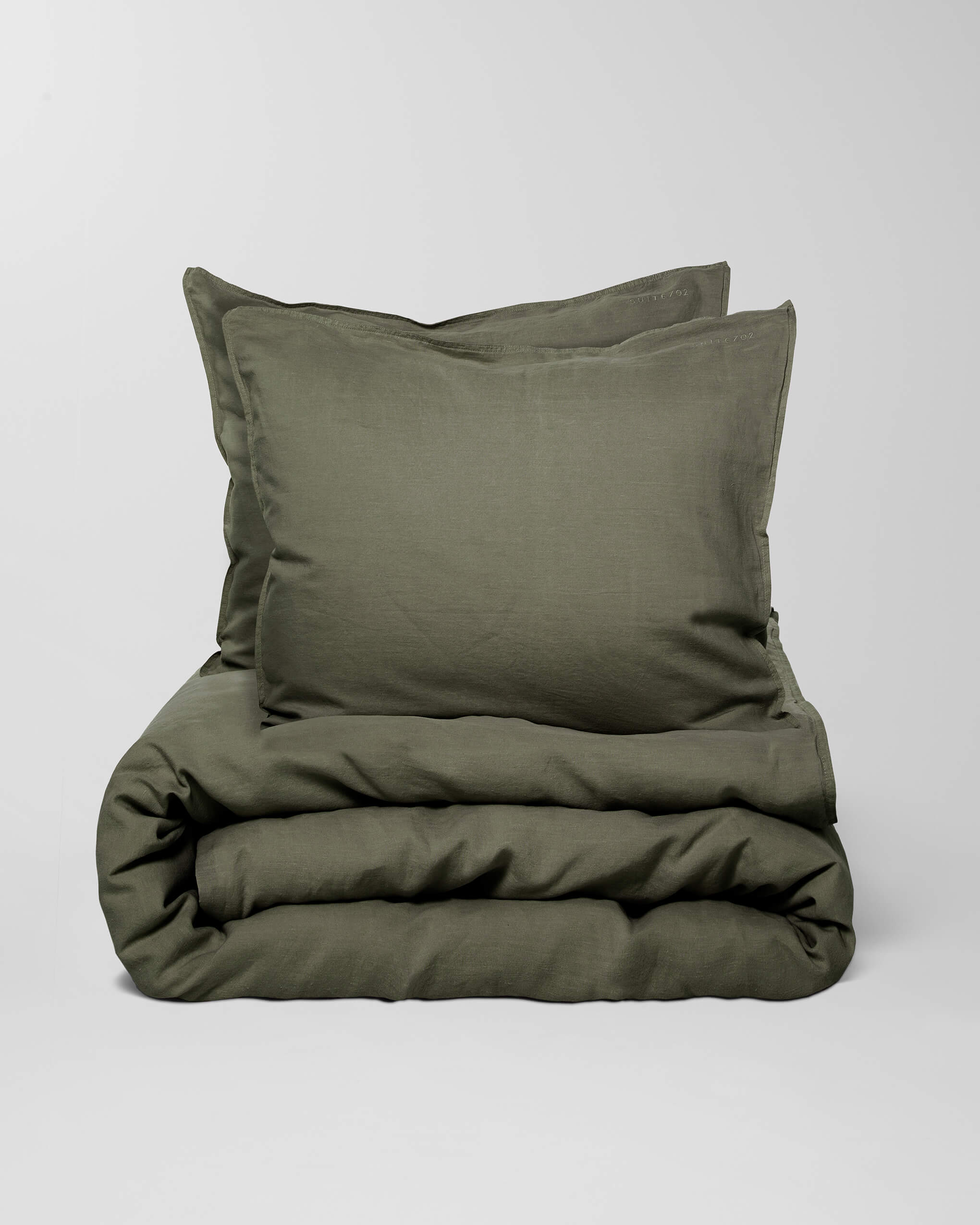 Bedding Set Linen Army Green – SUITE702